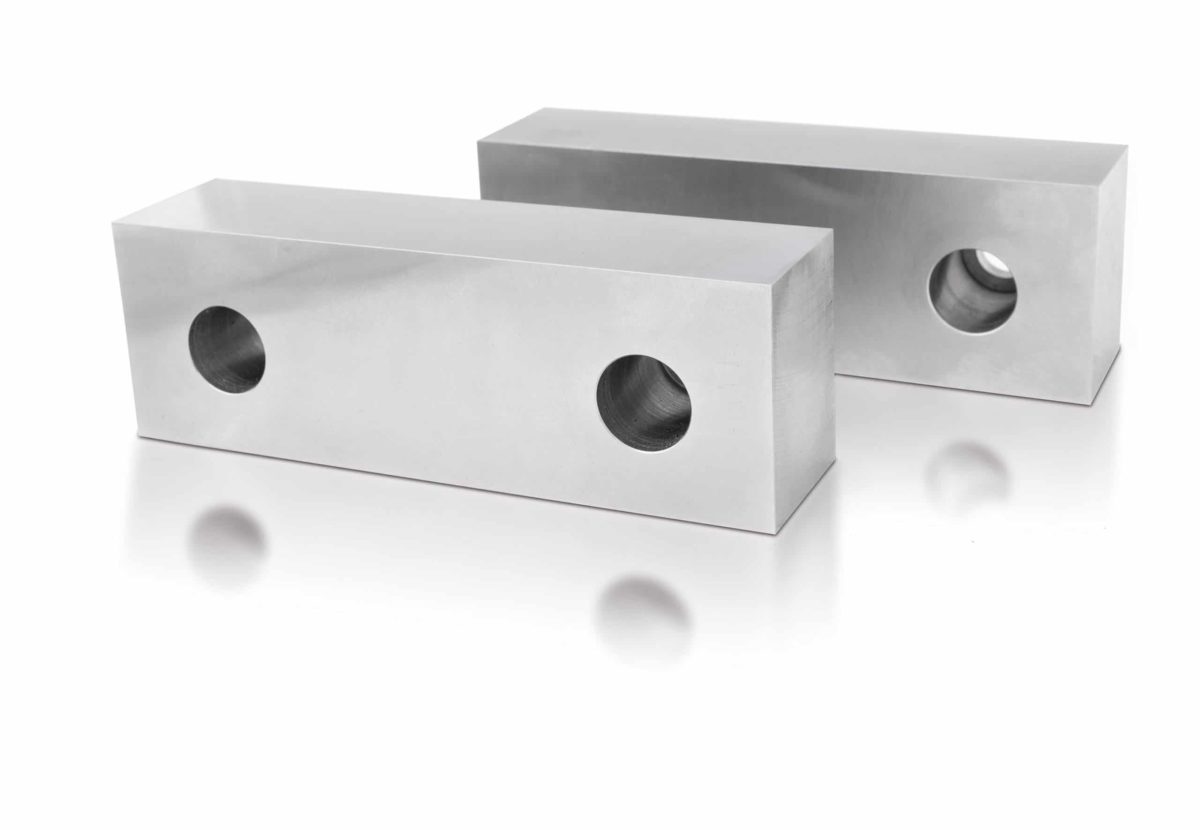 Machinable Vise Jaw for 6" Vise: 2"T x 3"W x 6"L - 6061 Aluminum - TCI ...